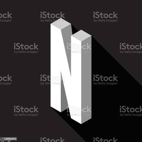 3d 字母 N 徽標圖示設計範本元素向量圖形及更多光圖片 光 剪裁圖 商務 Istock