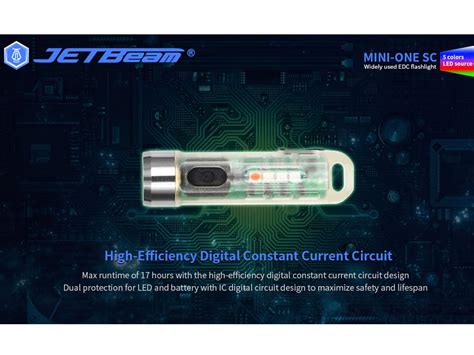 JETBeam MINI-ONE SC 400 Lumen USB-C Keychain Light with 365nm UV ...