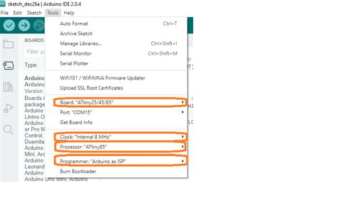 How To Program An Attiny85 Using Arduino Phipps Electronics