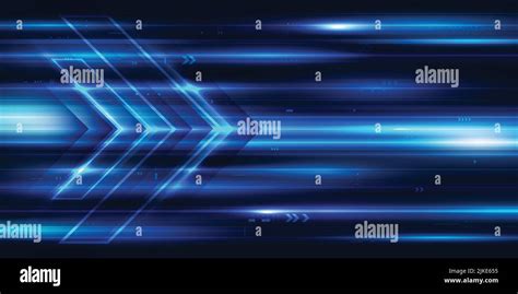 Modern Abstract Arrows Moving At High Speed Colourful Dynamic Motion