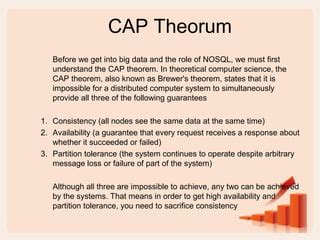 Couchbase The Complete Nosql Solution For Big Data Ppt
