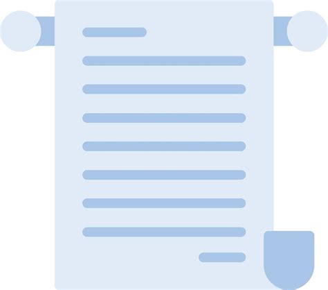 Scroll Flat Icon Vector Art At Vecteezy