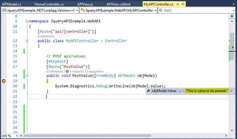 Call Web Api Using Jquery Ajax In Asp Net Core Web Applications