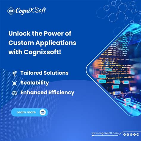 Transform Your Business With Cognixsofts Custom Application