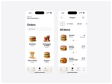Mcdonalds Mobile App Redesign Concept By Marcin Grygierczyk For Designme On Dribbble
