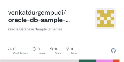 Github Venkatdurgempudi Oracle Db Sample Schemas Oracle Database Sample Schemas