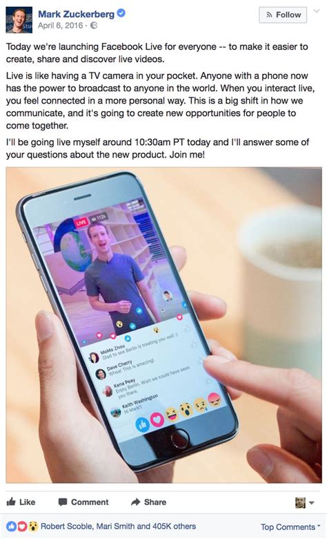 8 Reasons Brands Should Use Facebook Live Social Media Today