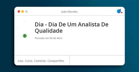 Dia Dia De Um Analista De Qualidade