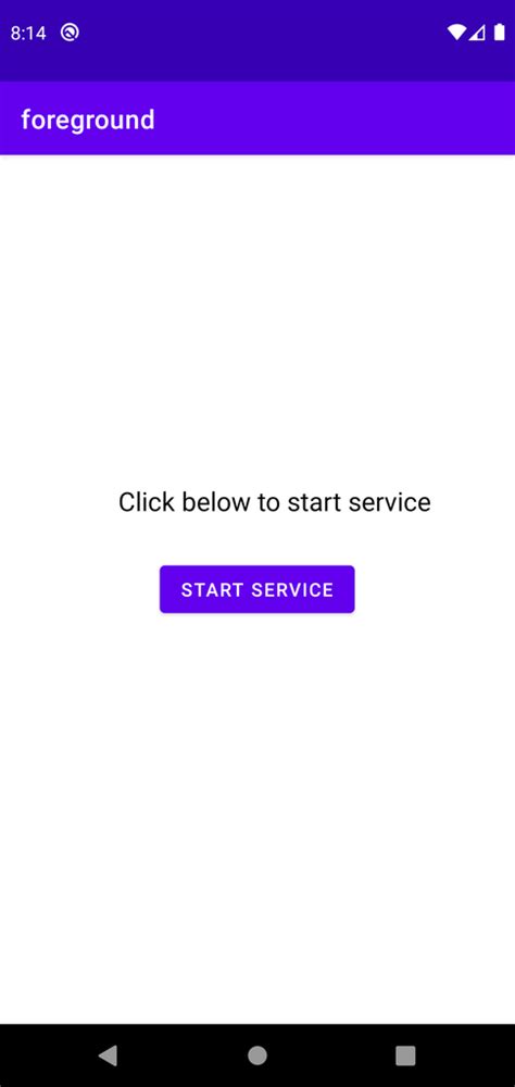 Foreground Service In Android Geeksforgeeks