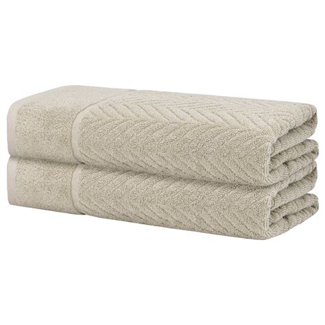 Unique Bargains 100 Cotton 2 Pack Solid Bath Towels Quick Dry And
