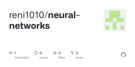 GitHub Reni Neural Networks