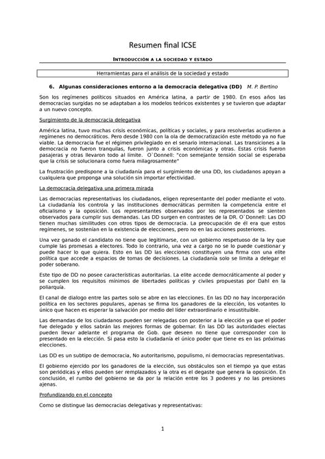 Resumen Icse Segundo Parcial Resumen Final Icse IntroducciÓn A La