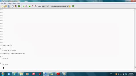 Engineering 44 Cesar Bazua Complex Numbers Matlab