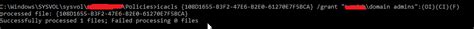 how to fix gpo sysvol permissions error