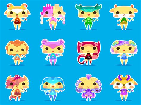 Cute Zodiac On Behance