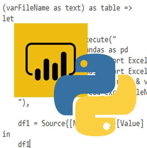 Power Bi Creating A Function With Python