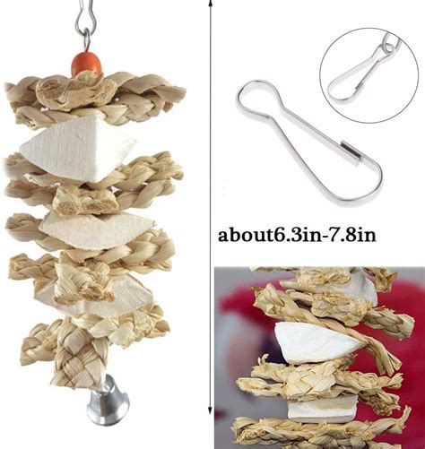 Snapklik Parrot Toys Chewing Bird Toy Cuttle Bone Beak Grinding