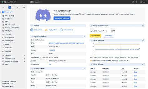 How To Pick The Most Suitable Version Of The Ispmanager Panel For Your Purposes Host Telecom