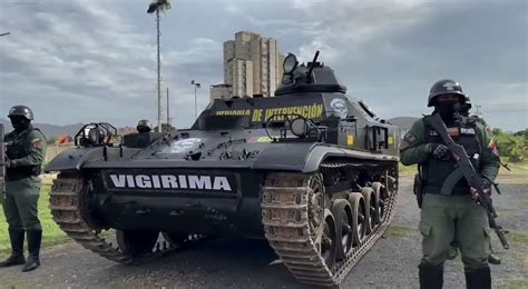 Venezuelan National Guard Receives Two Restored French Amx Vci Armored