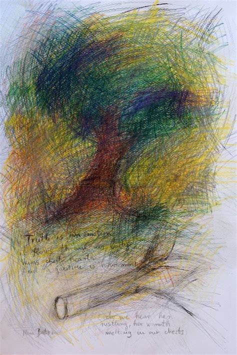 Decomposition Of Forest Corpses Buried In Humus Drawing By Nikolina