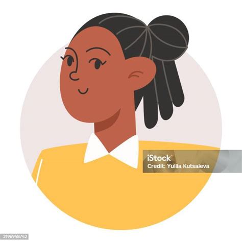 초상화 의 A 젊은 아프리카인 와 가 가 의한 의한 의한 삽화 진한 면 진한 면 진한 내 의 의 개성 개념에 대한 스톡 벡터 아트 및 기타 이미지 Istock