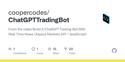 GitHub Coopercodes ChatGPTTradingBot From The Video Build A ChatGPT