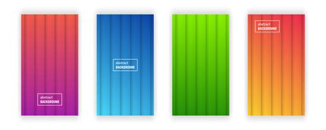 Abstract Minimal Line Geometric Background Set Of Four Line Layer