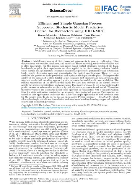 Pdf Efficient And Simple Gaussian Process Supported Stochastic Model