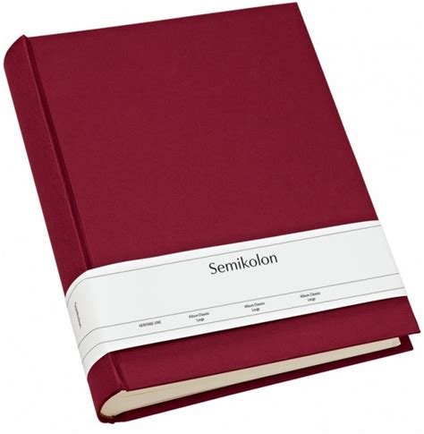 Semikolon Album 351024 Classic Large Burgundy Foto Erhardt
