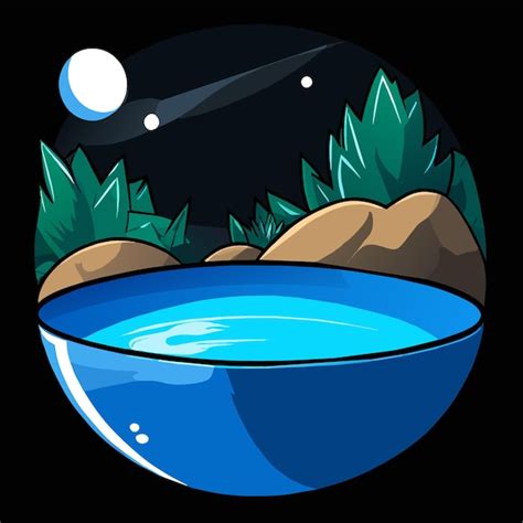 Premium Vector Water Pool Vector Illustration