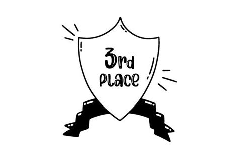 3rd Place Svg Cut File By Creative Fabrica Crafts · Creative Fabrica