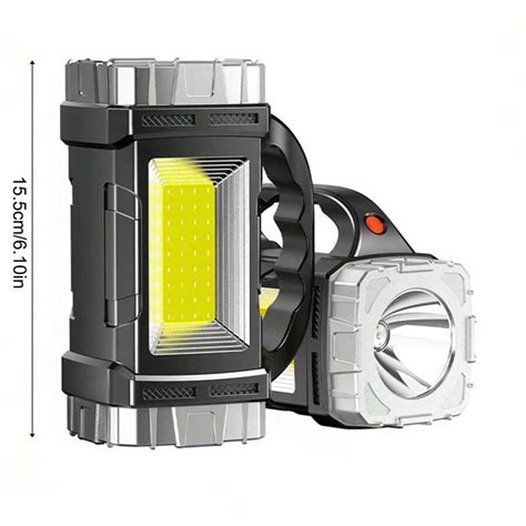Linterna De Camping Recargable Con Led Foco Portátil Solar Con