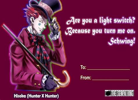 Anime Valentines Cards Hxh