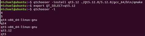 ubuntu QT 默认版本路径更改 小小小p鱼 博客园