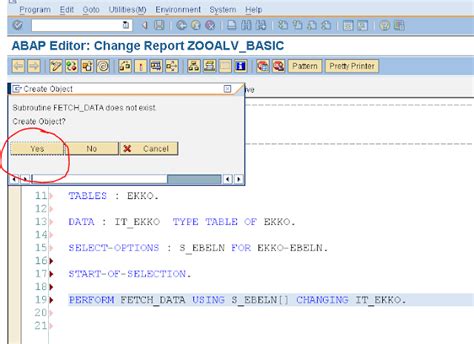 SAP TECH Basic OO ALV Report SE38