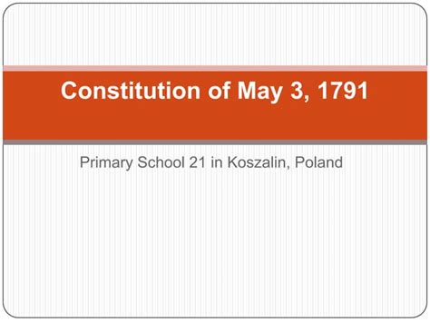 Constitution Ppt