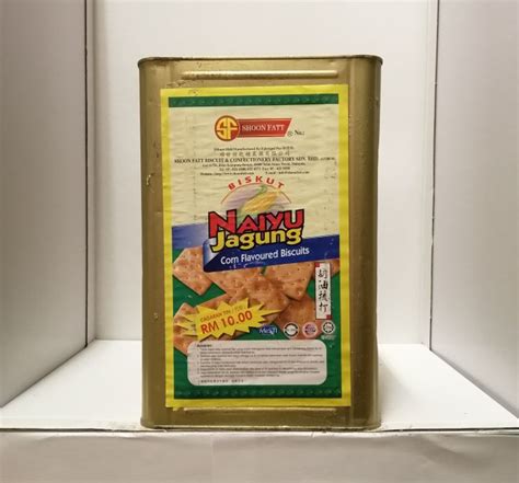 Biscuit Tin Naiyu Jagung 3 5kg Lazada
