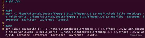 问题排查记录 Ffmpeg链接libavfilter和libavcodec：未定义的引用libavcodecso Csdn博客