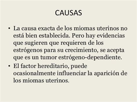 Miomas Uterinos