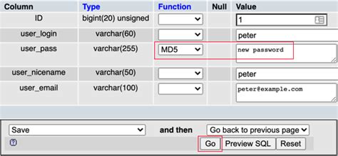 How To Reset A WordPress Password From PhpMyAdmin
