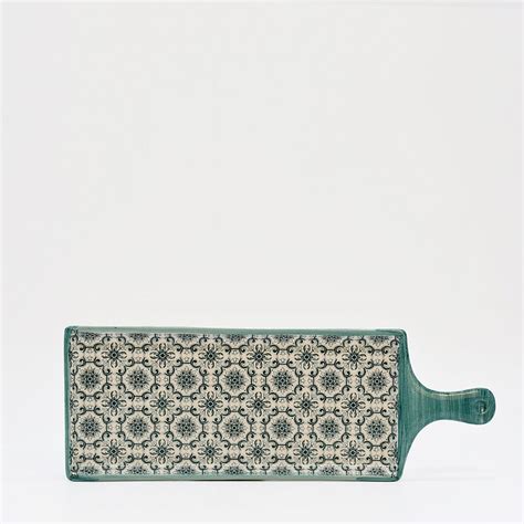 Rectangular Ceramic Serving Dish With Portuguese Tiles Pattern Luisa