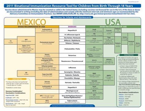 Cdc Binational Immunization Tool United States Mexico Border