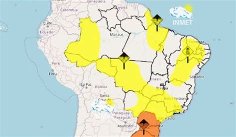 Inmet Emite Alerta De Chuvas Intensas Com Perigo Potencial No Am