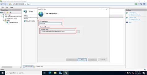 Set Up Ftp In Internet Information Services Iis On Windows Server Ipserverone