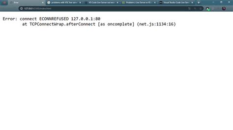 Visual Studio Code Live Server Not Working Page The FreeCodeCamp Forum