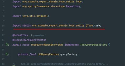 intellij QueryDSL 설정시 import 오류