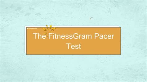 The Fitnessgram Pacer Test Animated Video By Ninabelle Darsono
