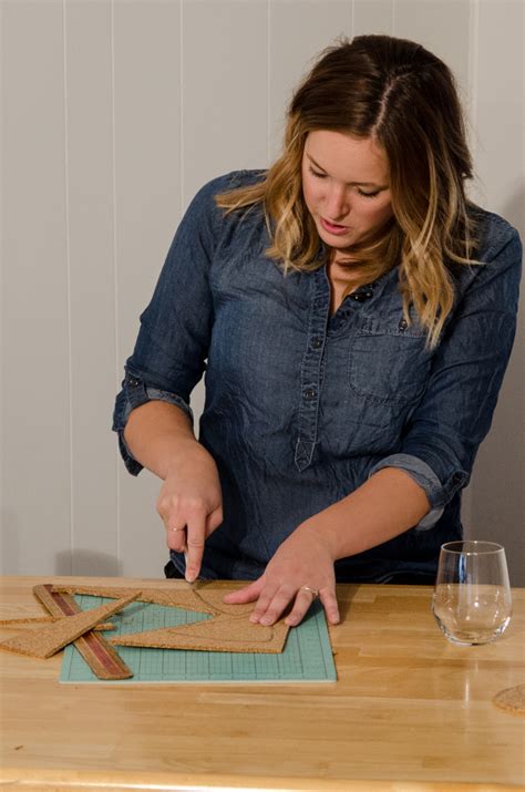 Diy Candy Corn Cork Coasters And Trivets Lemon Thistle