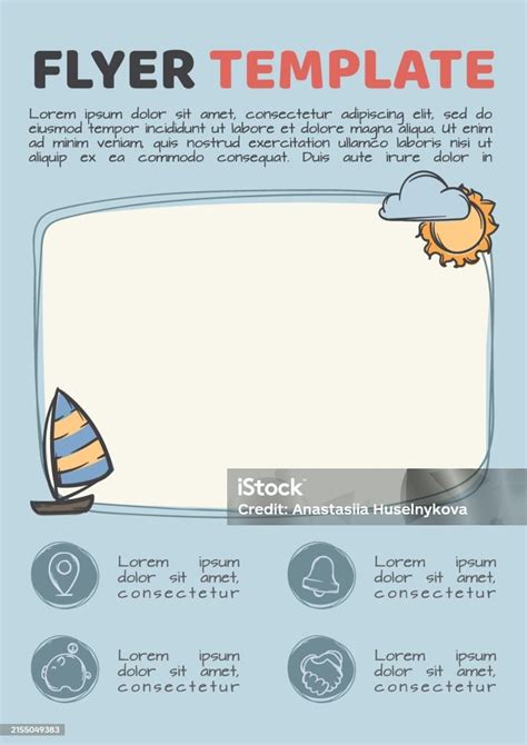 관광 여행 및 레크리에이션 전단지 광고 발표 배너 소책자를 위한 편집 가능한 템플릿 디자인 개념에 대한 스톡 벡터 아트 및 기타 이미지 Istock