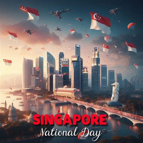 Premium Vector Singapore National Day
